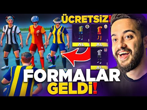 FB , GS ve BJK FORMALARI ÜCRETSİZ GELDİ! MUHTEŞEM! PUBG Mobile