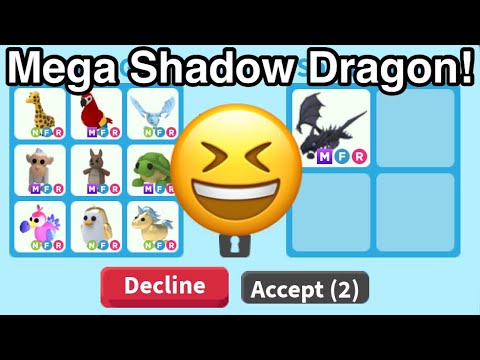 Trying To Get A Mega Neon Shadow Dragon In Roblox Adopt Me! - YouTube