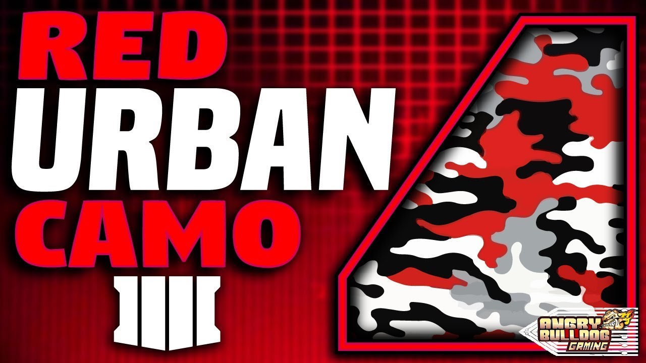 COD-BO4 RED URBAN CAMO TUTORIAL │PAINTJOBS │1080P - YouTube