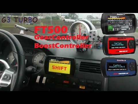 GOL G3 TURBO FUELTECH FT500 + BOOST CONTROLLER + GEAR CONTROL + CAMBIO ...