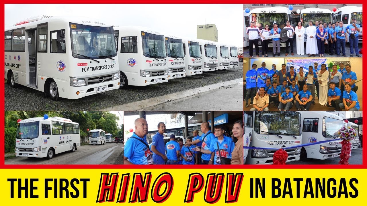 THE FIRST HINO PUV IN BATANGAS | FCM TURN OVER CEREMONY | Hino Batangas ...