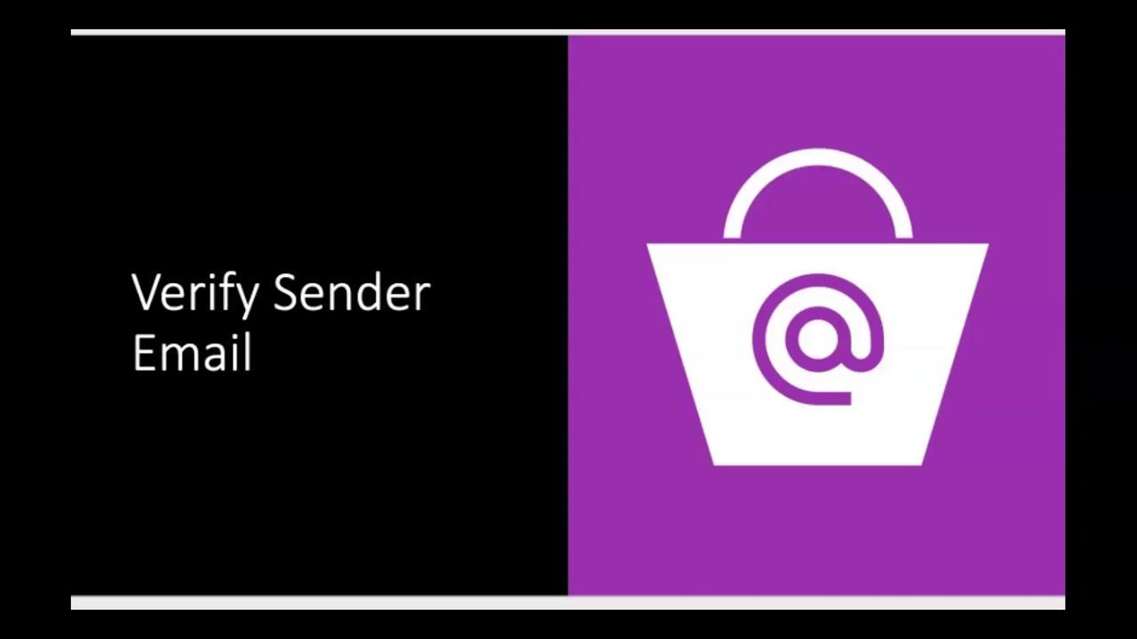 How To Verify A Sender Email Address YouTube how-to-verify-a-sender-email-address-youtube