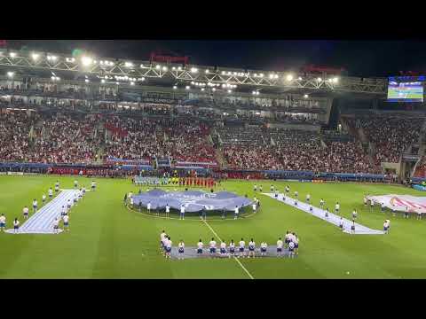 Manchester City vs Sevilla. UEFA Super Cup Final 2023. Champions League and Europa League winners