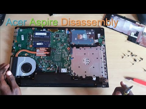 Acer Aspire E15 Disassembly- Step by step Guide - YouTube