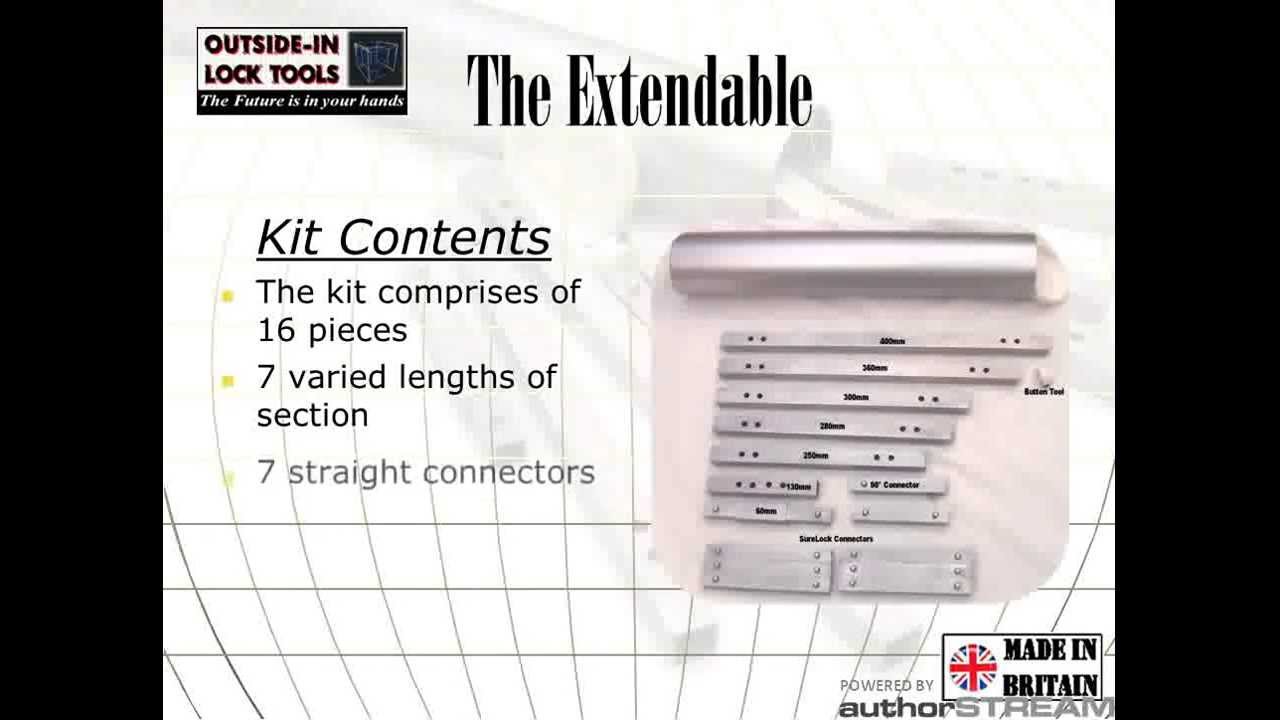Locksmiths Letterbox Tool From Outside-In Lock Tools - YouTube