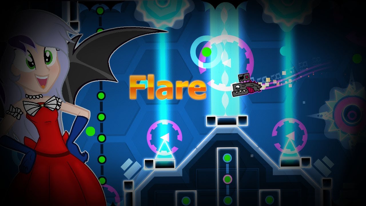 Geometry Dash Flare By Desticy 7* - YouTube