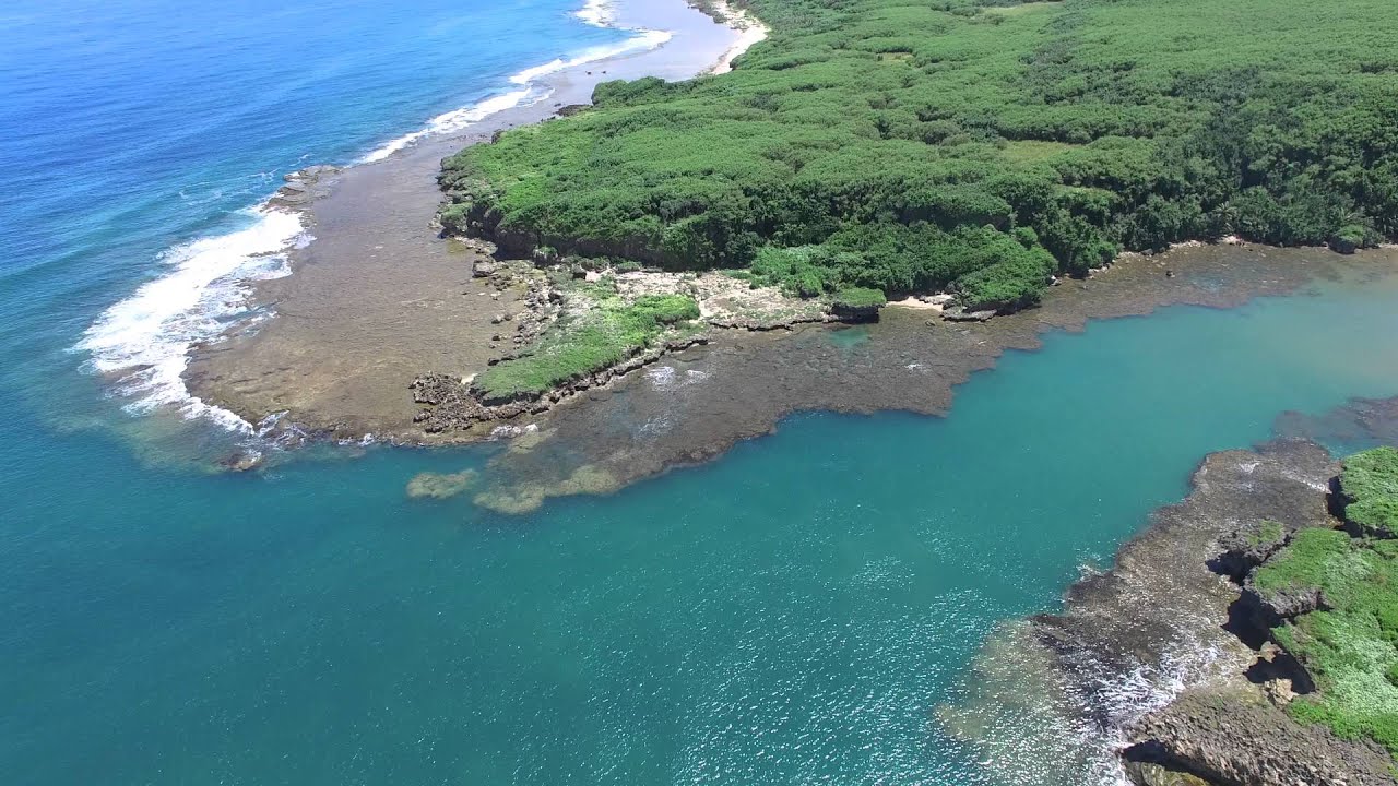 Flying over Talofofo, Guam - YouTube