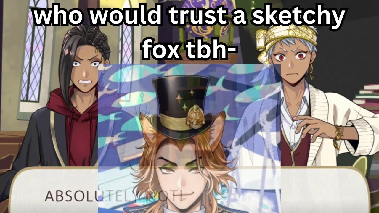 Sketchy looking fox.. | New TWST Player Reacts (Playful Land #2) - YouTube