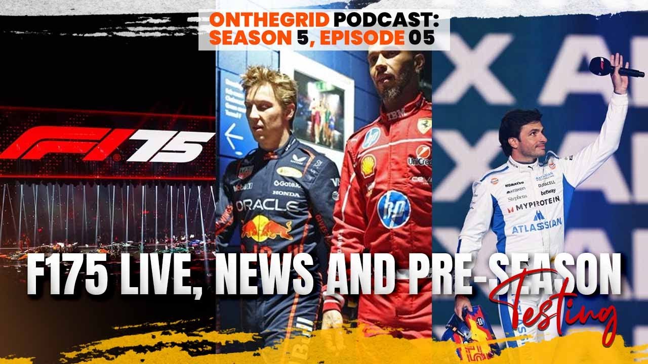 OnTheGrid Podcast S5 EP5 - F175 Live, News and Pre-Season Testing - YouTube