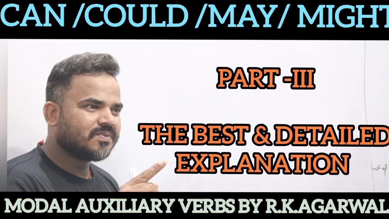 MODALS PART-03 CAN/ COULD/MAY/ MIGHT - YouTube