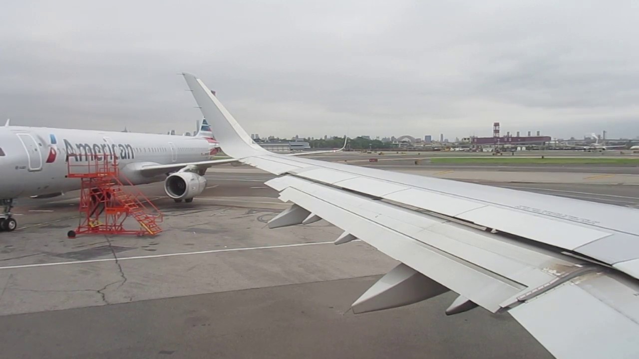 American Airlines (AA1410) Airbus A321 Sharklets - New York LaGuardia ...