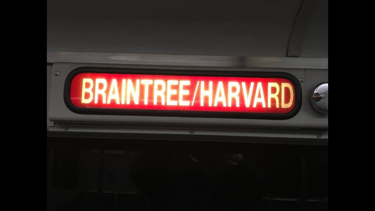 MBTA Red Line Braintree Branch - YouTube