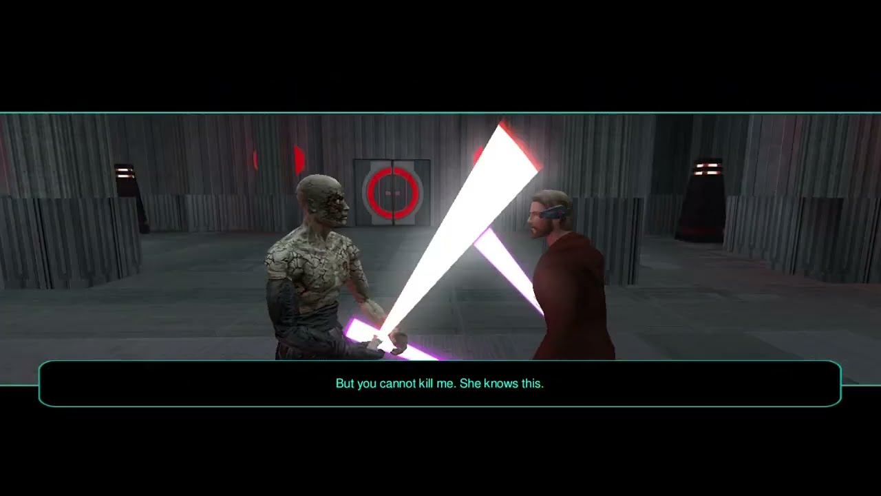 KOTOR II Mobile Restored Content DLC: SCARaw vs dark sion - YouTube