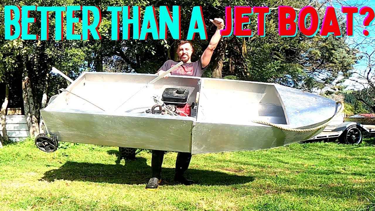 Mini Jet Boat To Inboard Surface Drive, Build - YouTube