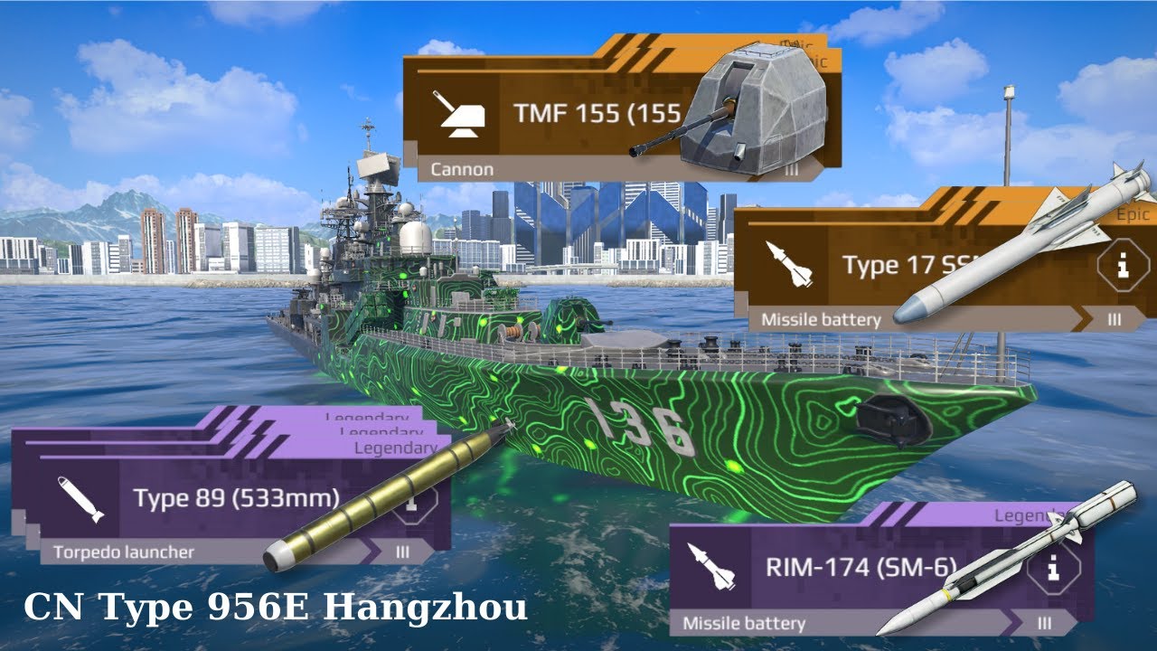 CN Type 956E Hangzhou - Still powerful & cheap ship, totally worth it ...