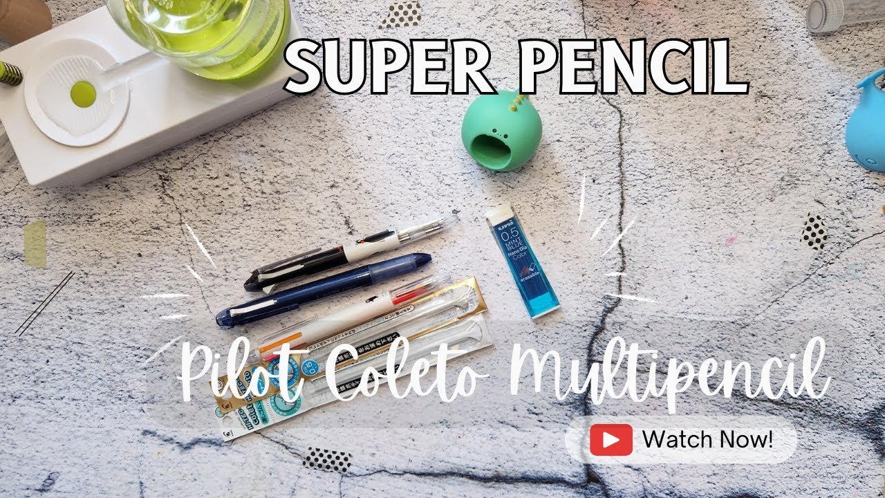 Super Pencil - Pilot Hi-Tec-C Coleto Multipencil (or pen, if you must) - YouTube
