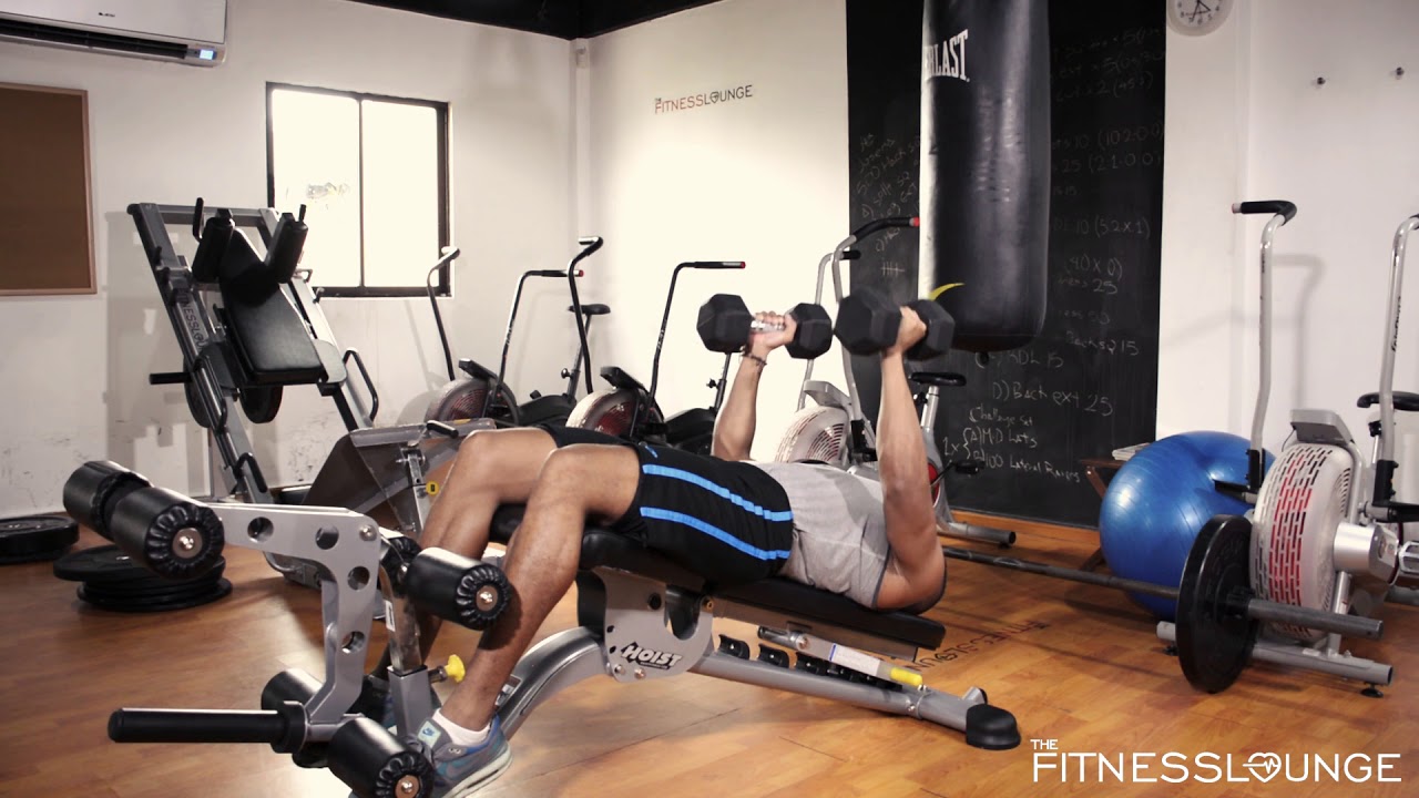 Decline Db Bench Press - YouTube