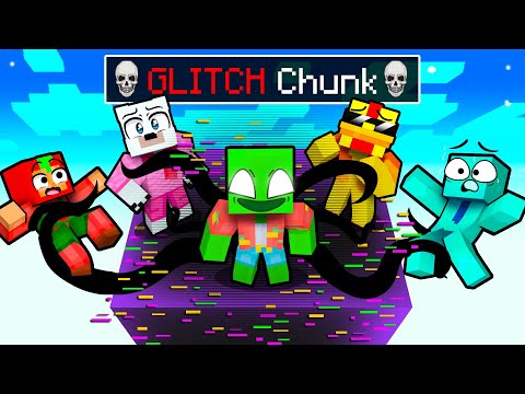One Slime.exe on a GLITCH CHUNK in Minecraft!