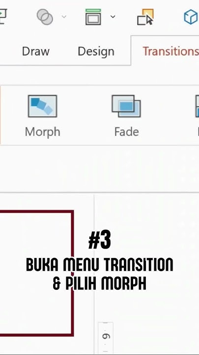 Tutorial Membuat Animasi 3D menggunakan transisi Morph di Powerpoint - YouTube