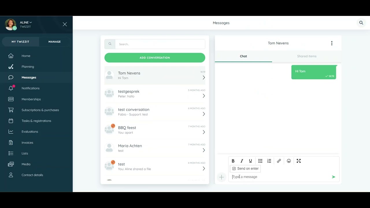 Start a chat conversation - YouTube