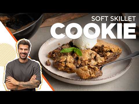 Soft Skillet Cookie | Baking With Akis