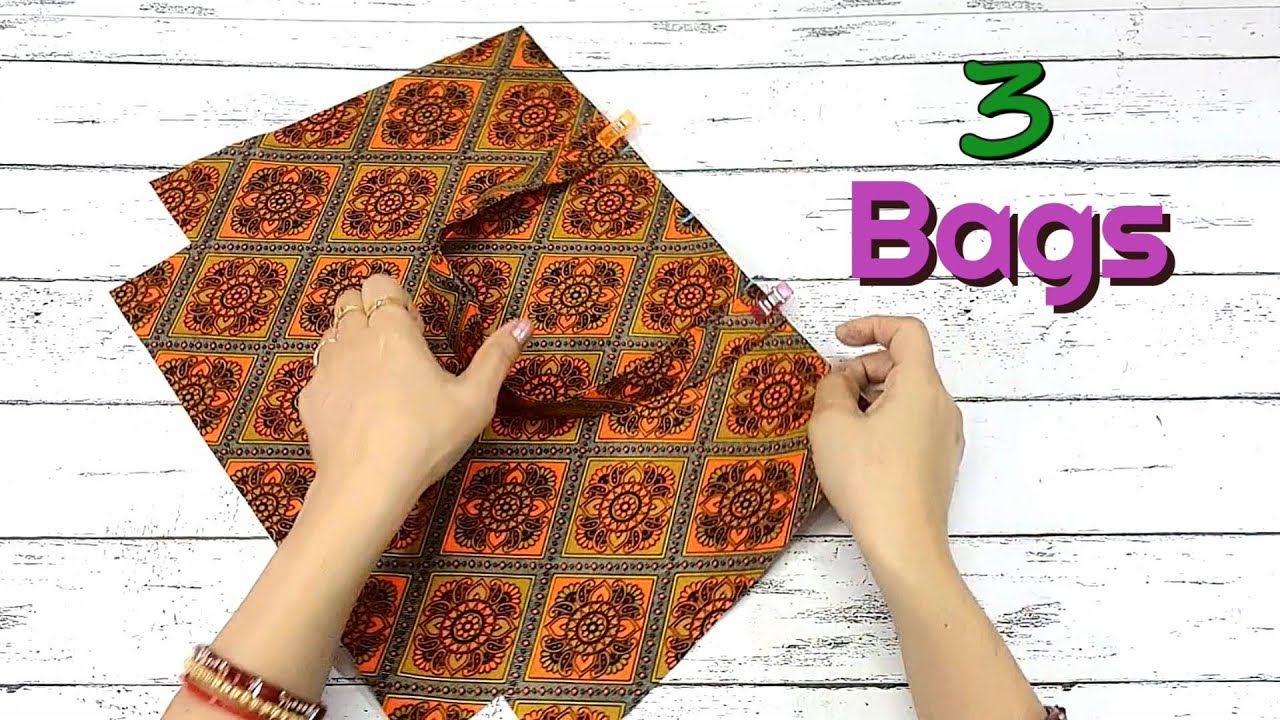 3 Quick and Easy, Shopping bags, Daily Use Bags to Try at Home - YouTube