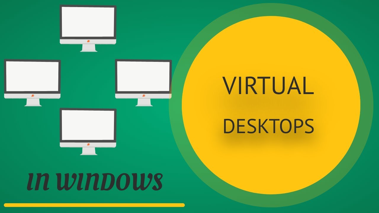 How to use Virtual Desktops in Windows - YouTube