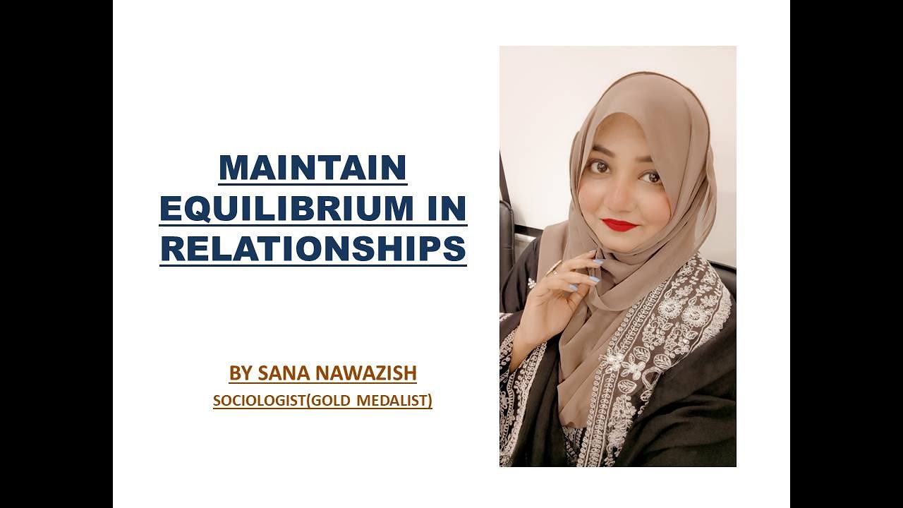 Maintain balance/equilibrium in your relationships and life #balance # ...