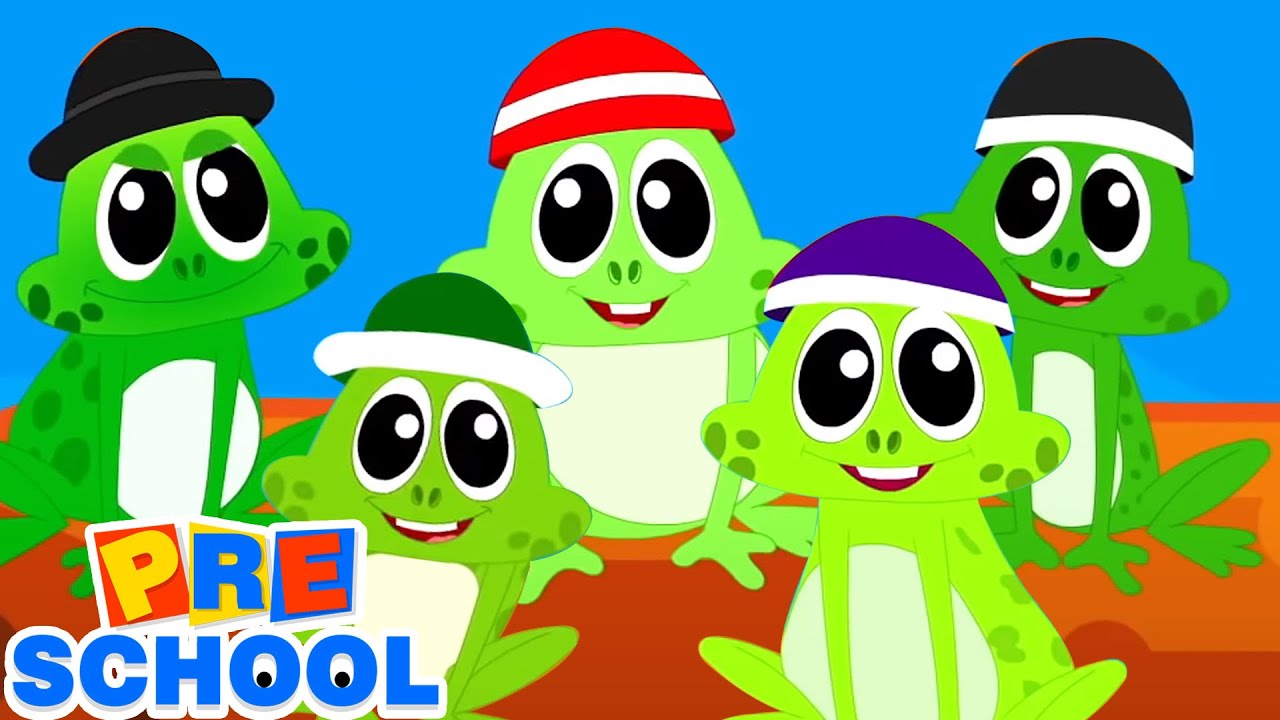 The Frog Song | Five Little Speckled Frogs | Nursery Rhymes & Songs For ...