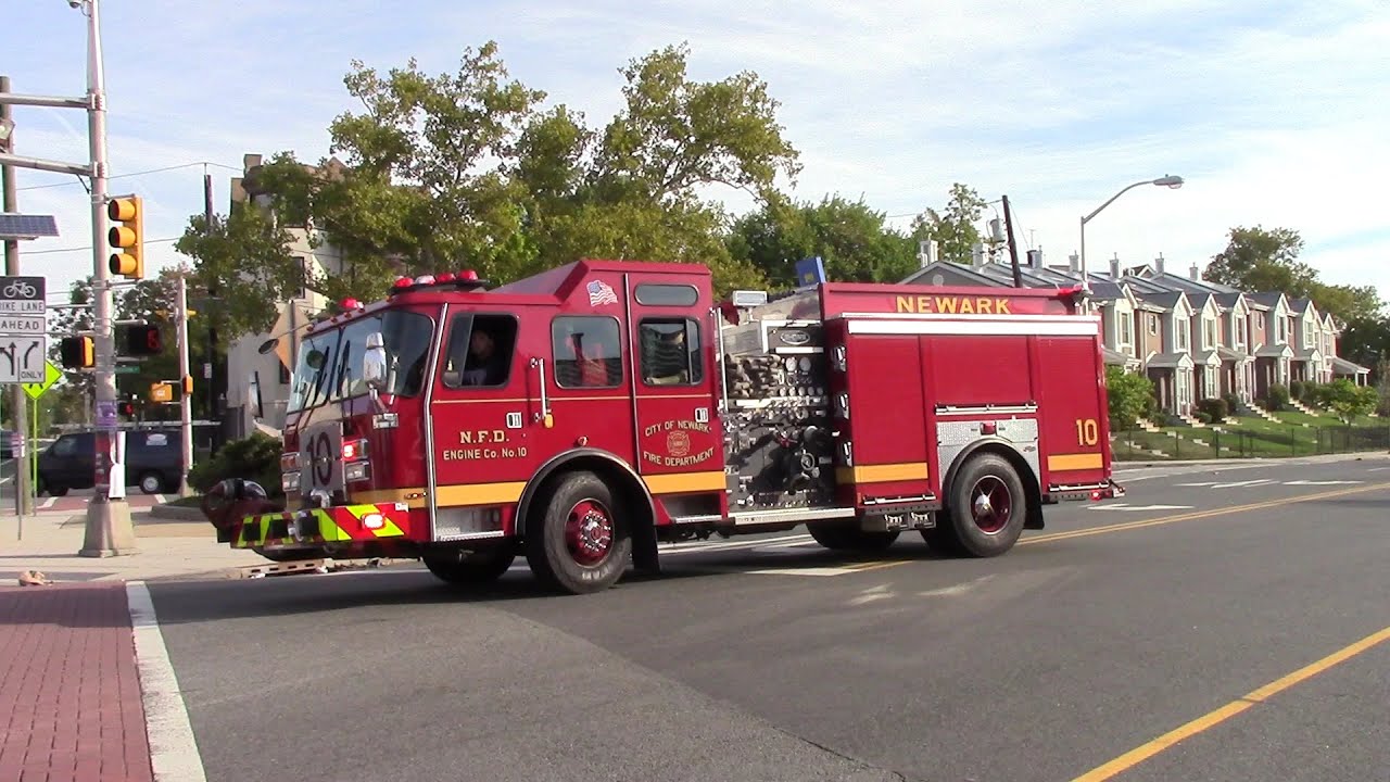 Newark Fire Department Engine 10 Ladder 5 And Rescue 1 Responding 10-11 ...