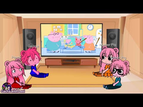 |Gacha Club| 🐷 Peppa Pig Family Reacts to Piggy Memes Part 1 |Gacha Life|