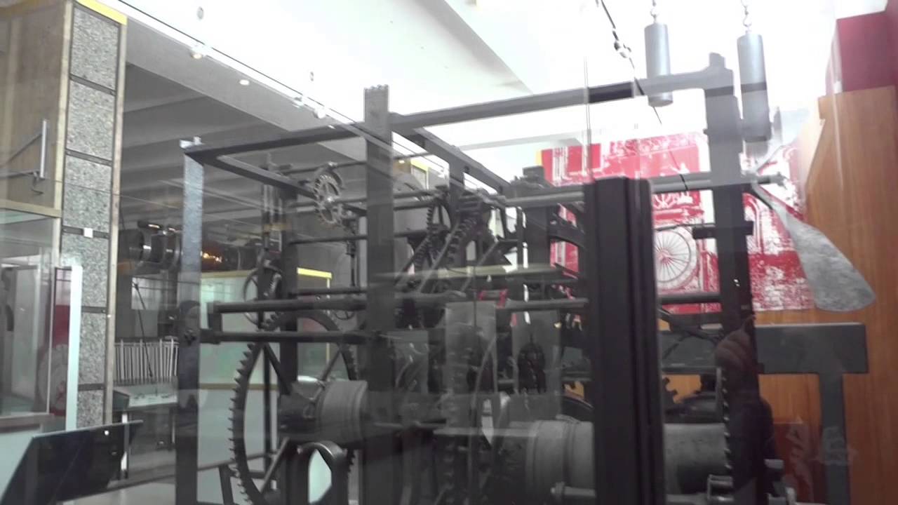 14th Century Clock Movement Chiming 3 O'clock At Science Museum London ...