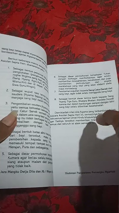 Buku Manusa Yadnya - YouTube