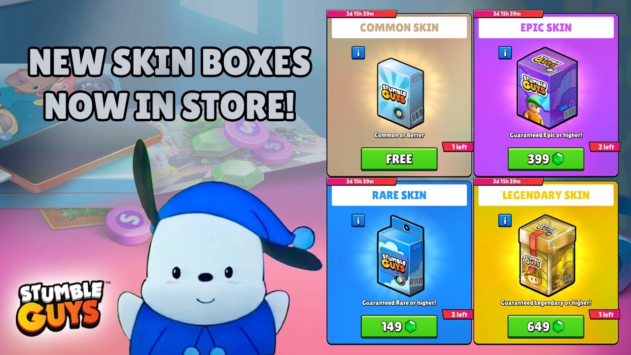 😮Opening NEW Skin Boxes in the Stumble Guys Store! - YouTube