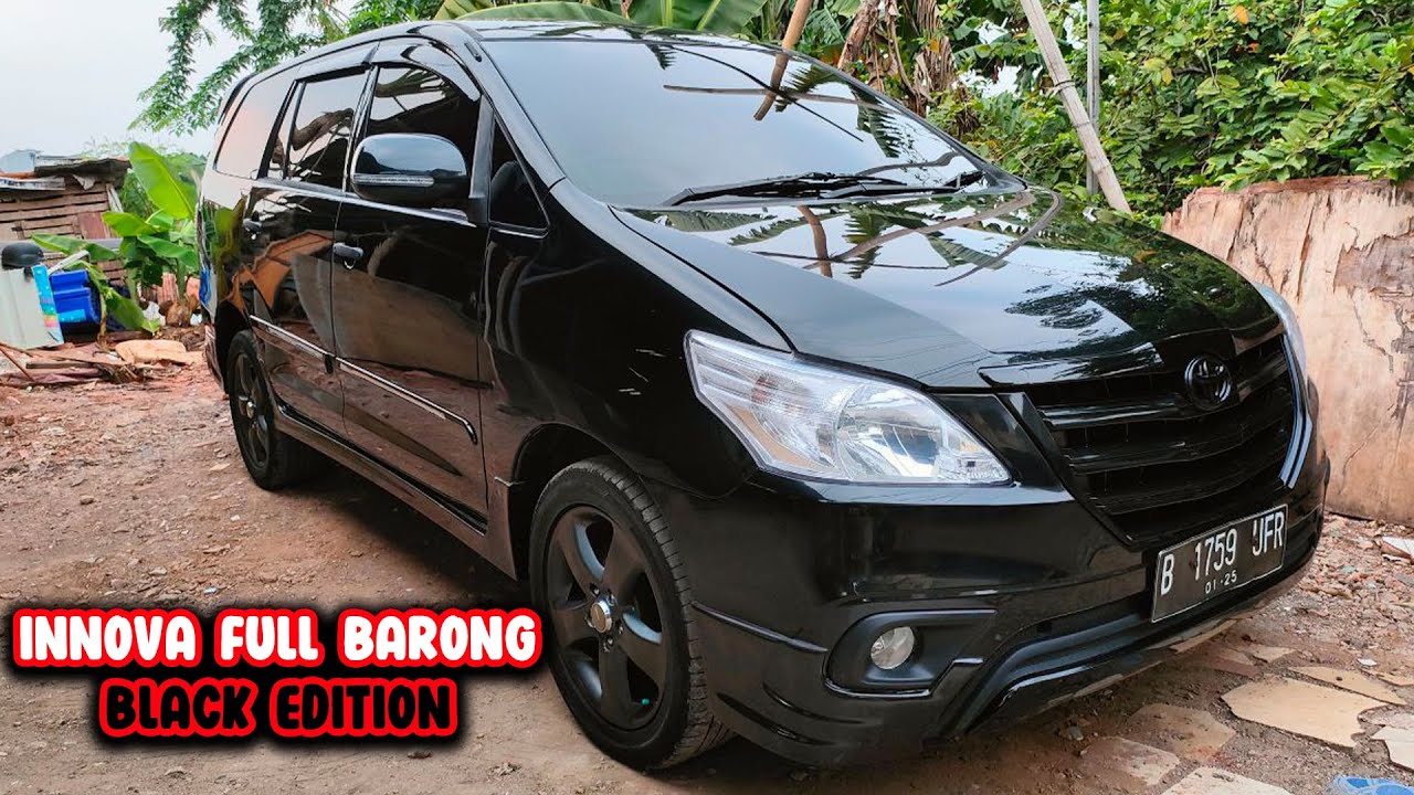 Terjual Toyota Kijang Innova BLACK EDITION 2009 Manual j full upgrade G ...