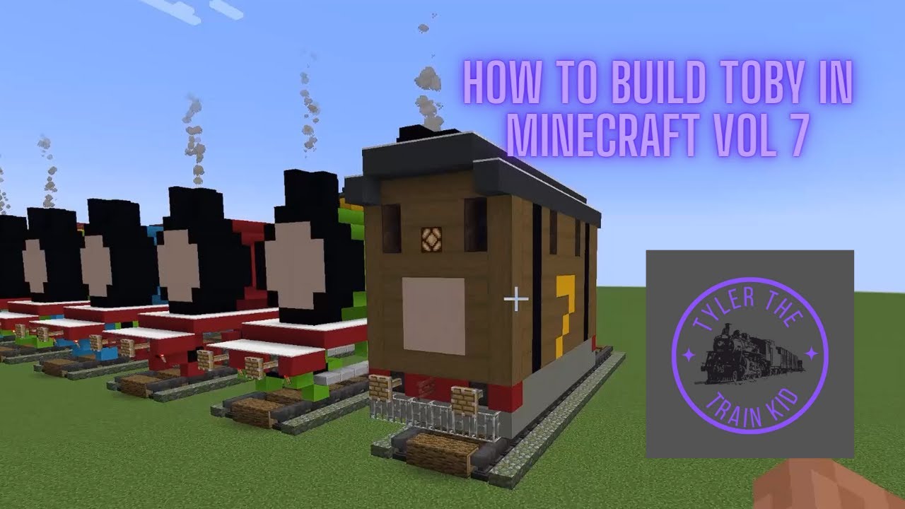 How to build Toby in Minecraft Tutorial - Thomas & Friends Series Vol 7 ...