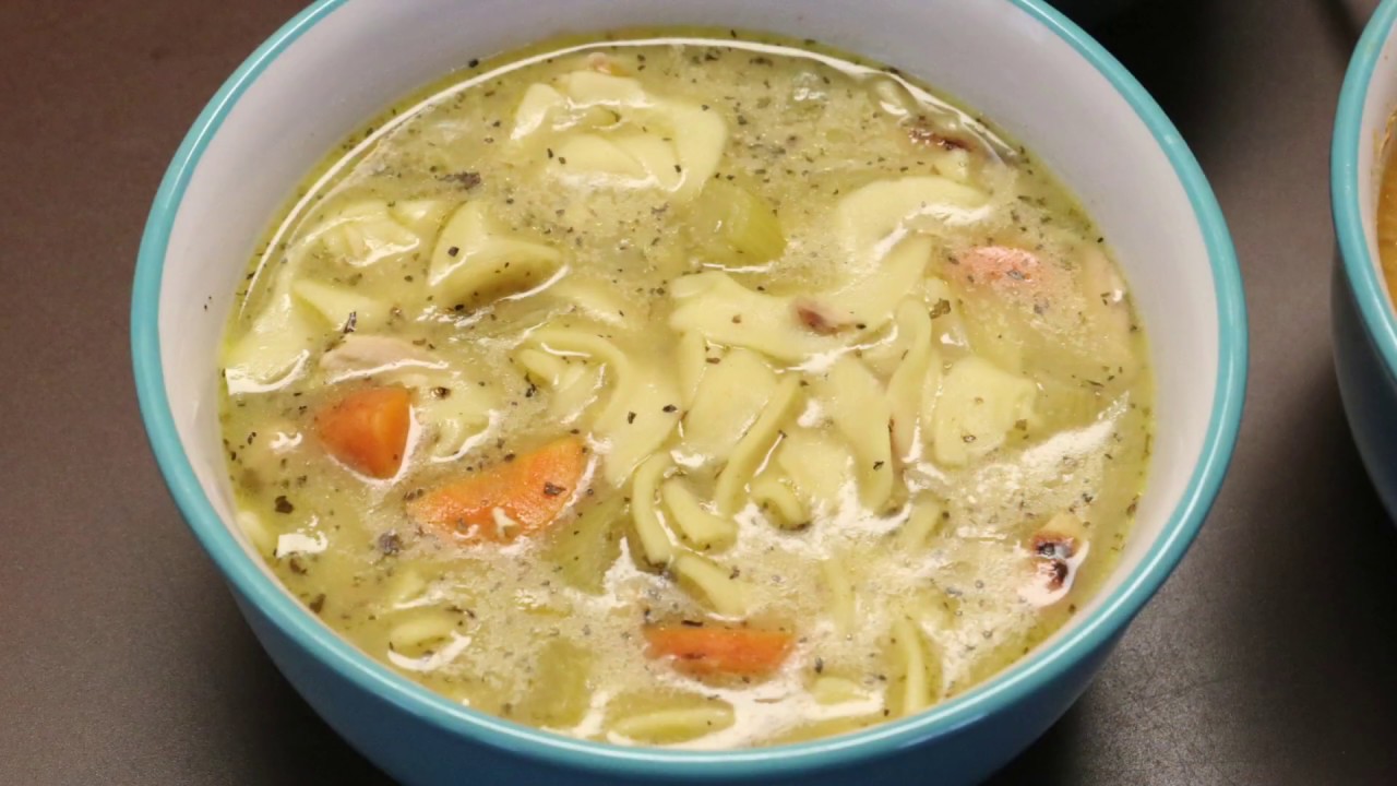 Chicken Noodle Soup | College Eats - YouTube
