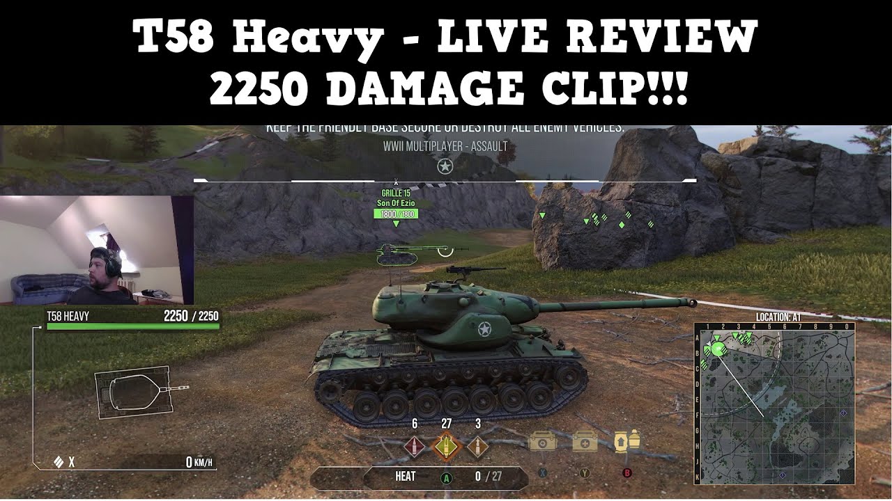 🔴 T58 Heavy 🔥 LIVE REVIEW 🔥 IS IT WORTH? 💰 - WoT Console - YouTube