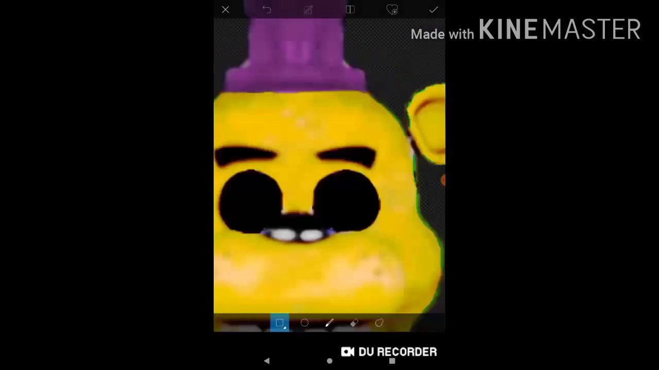 Making fredbear (ucn) fnaf speed edit - YouTube