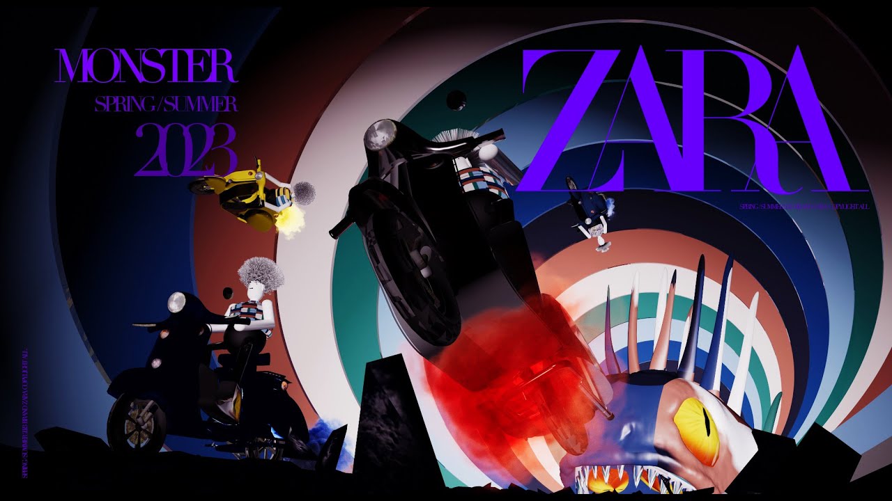 ZARA 2023 _ Monster CF(Cinema 4D) - YouTube