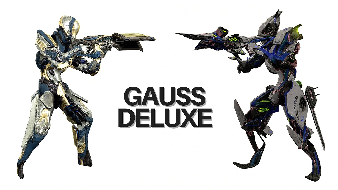 Warframe - Gauss 'Moto' Deluxe Skin - Showcase & Comparison - YouTube