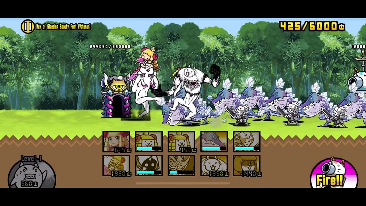 Princess Punt Awakes! - The Battle Cats - YouTube