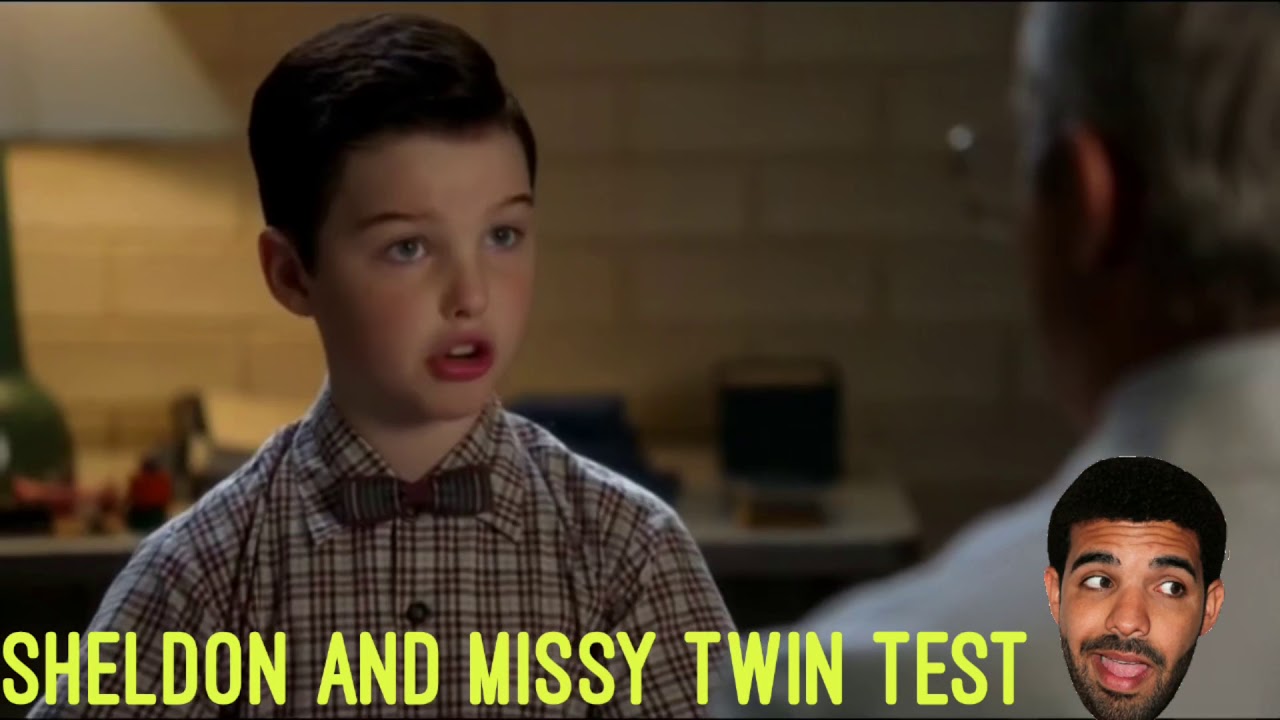Young Sheldon - Sheldon and Missy Twin Test PART 1 - YouTube