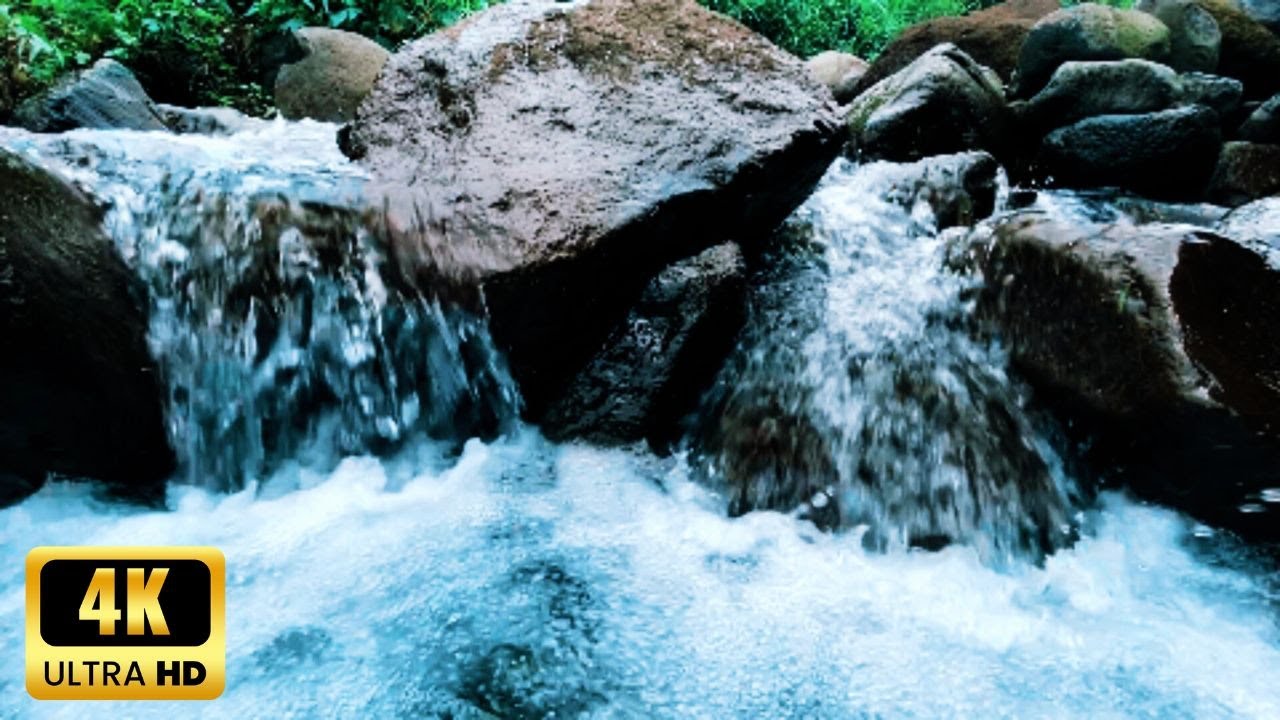 Natural River Flow Sounds | Relaxing Flow Sounds is used for Relaxation ...