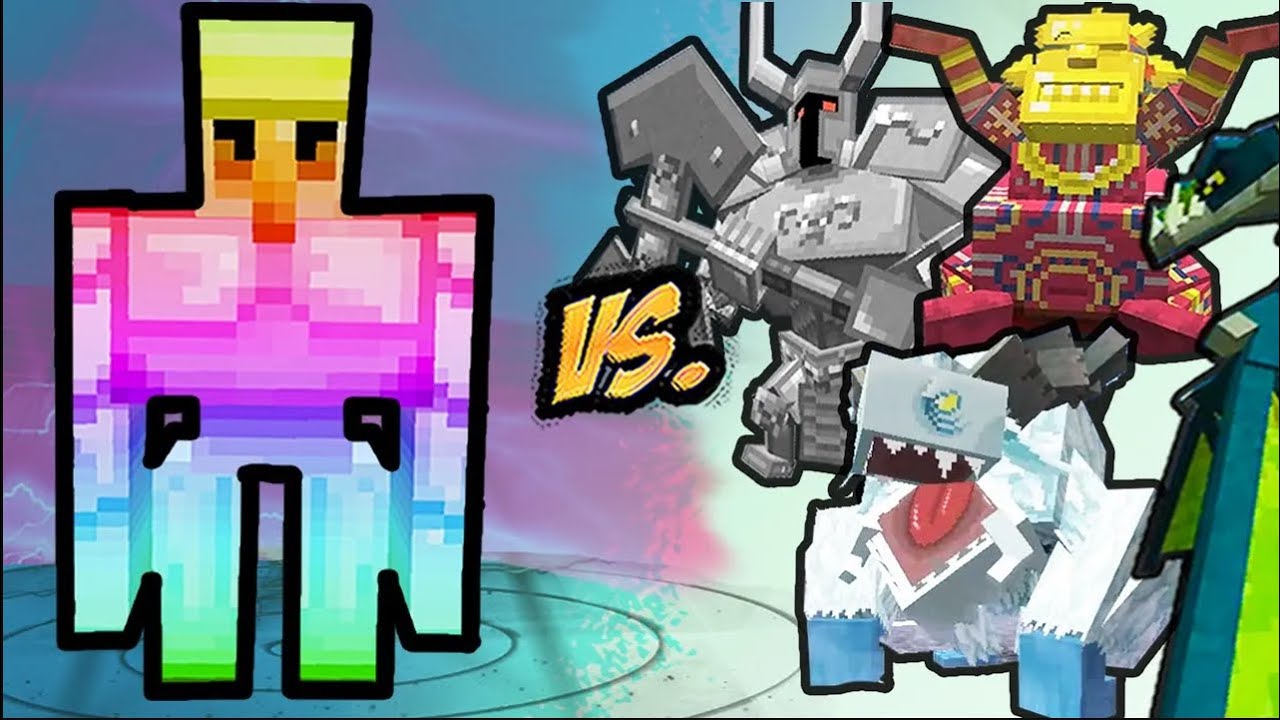 Spectrite Golem Vs. Mowzie`s Mobs in Minecraft - YouTube