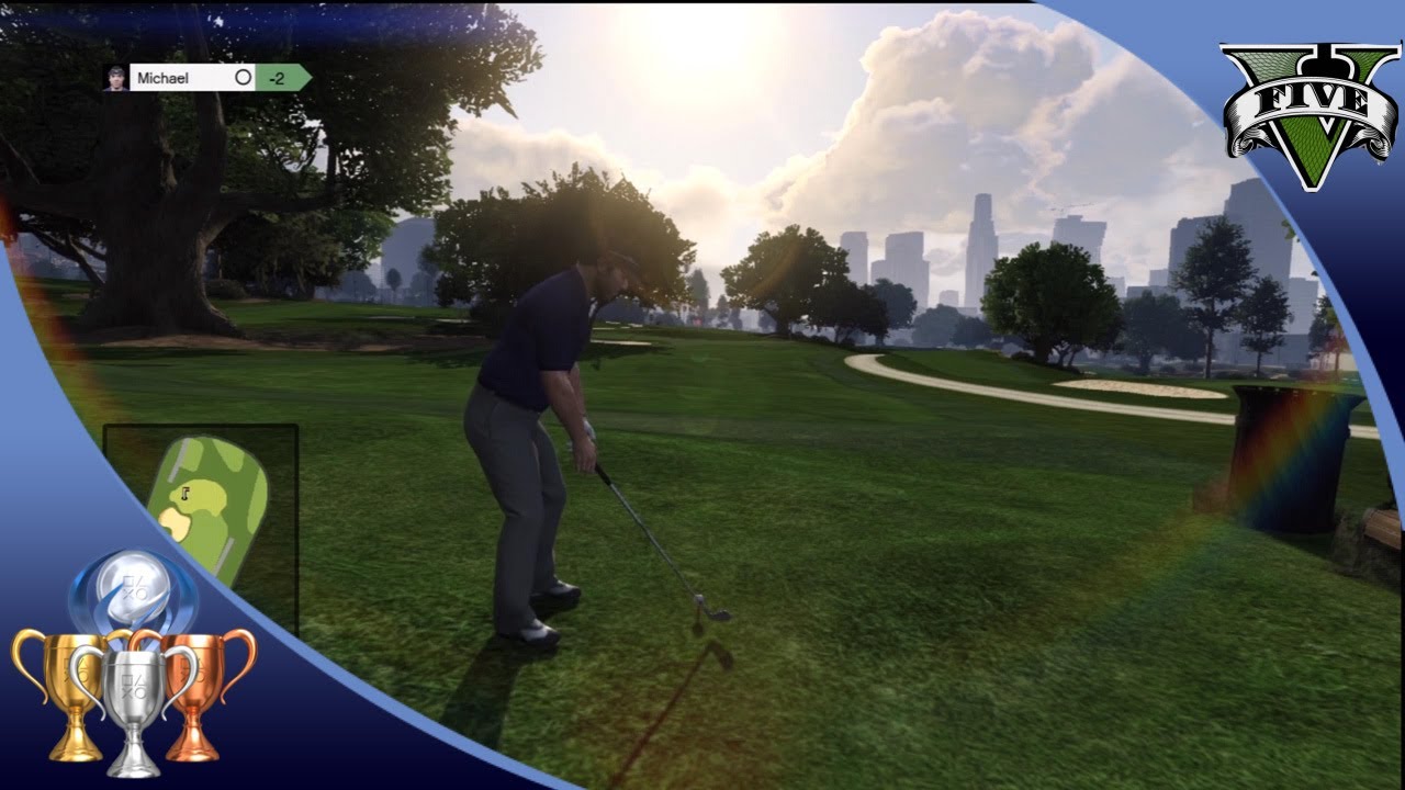 Grand Theft Auto V (GTA 5) - Golf - Activity - YouTube