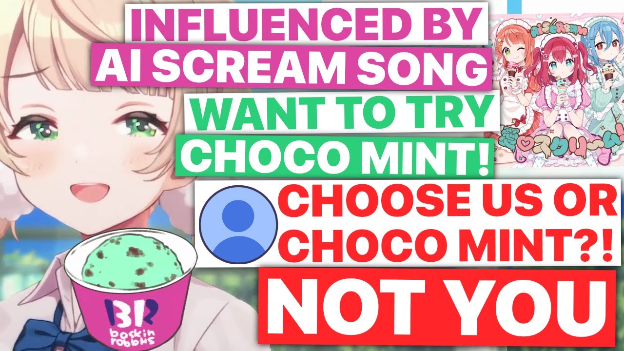 Ui-mama Influenced By Ai Scream Song To Try Choco Mint Ice-cream ...