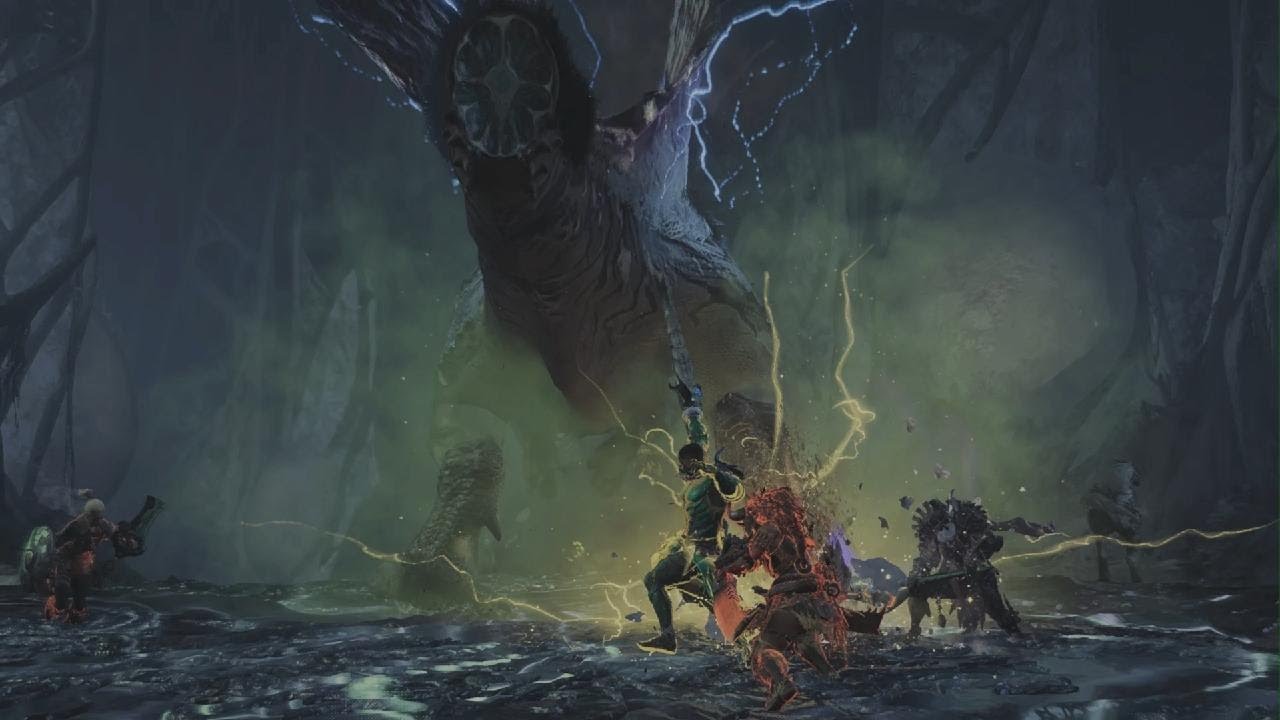 MH Wilds Guardian Rathalos x Anjanath raid with the community - YouTube