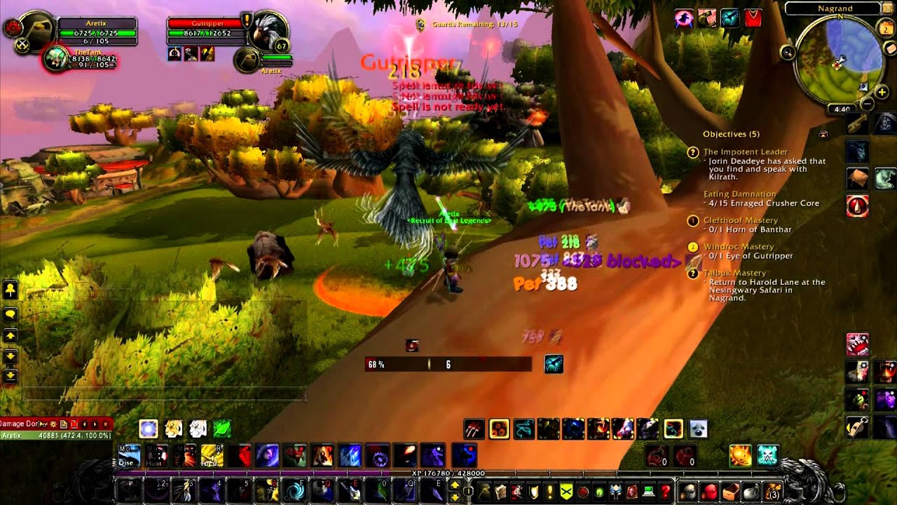 World of Warcraft Windroc Mastery Eye of Gutripper Quest - YouTube