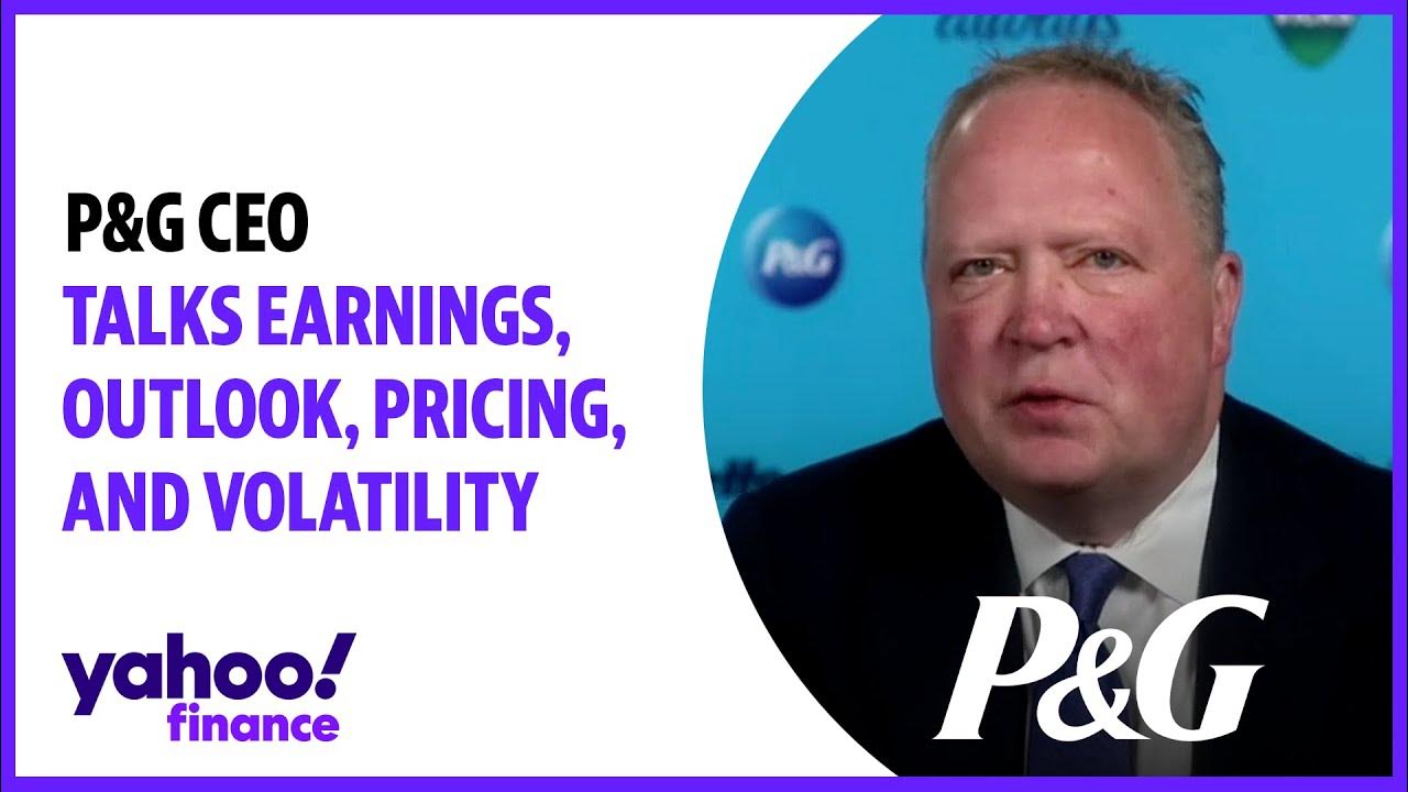 P&G CEO talks earnings, outlook, pricing, and volatility says, product performance is driving ...